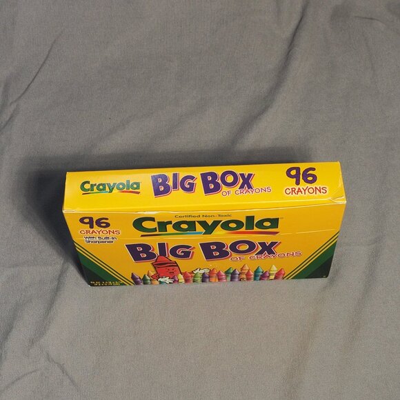 Crayola | Office | Vintage Crayola Big Box 96 Crayons Unused Sealed Usa ...